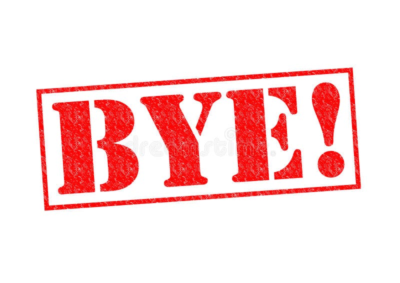 TSCHÜSS! stock abbildung. Illustration von sagen, abschied - 88065638