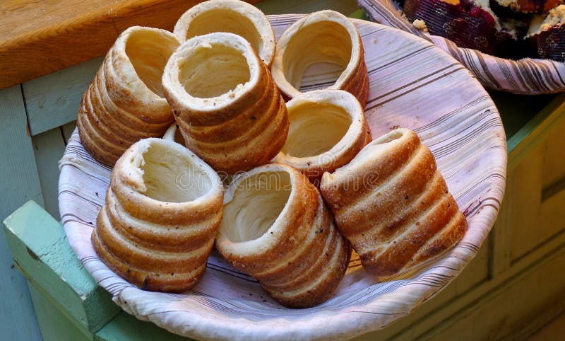 Tschechischer Traditioneller Kuchen Oder Nachtisch Stockfoto - Bild von ...