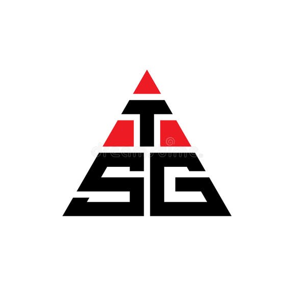 TSG Triangle Letter Logo Design with Triangle Shape. TSG Triangle Logo ...