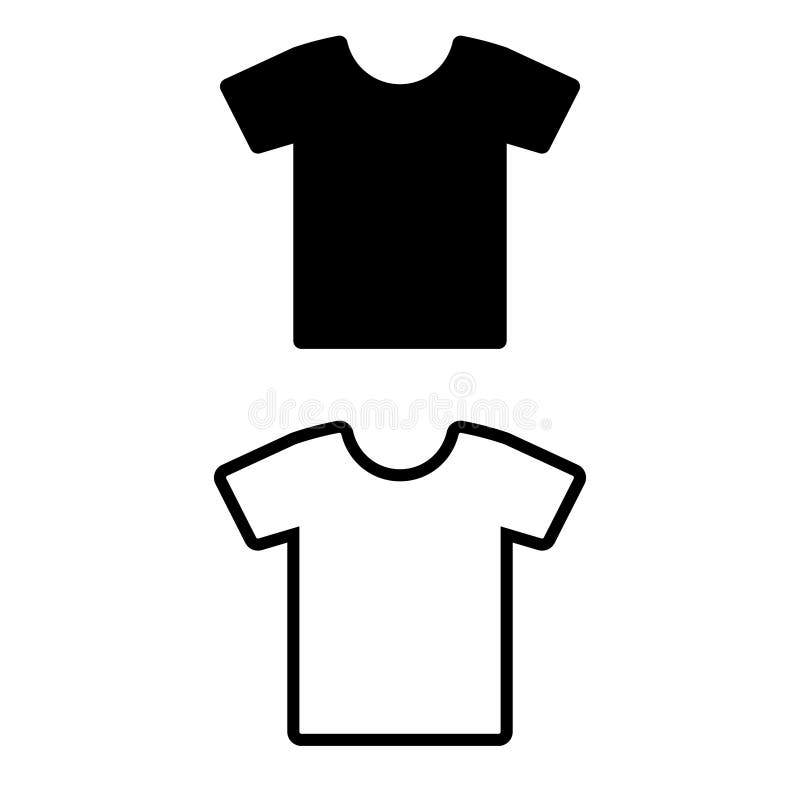 Tshirt Icon Icon, Vector Illustration. Flat Design Style Stock ...