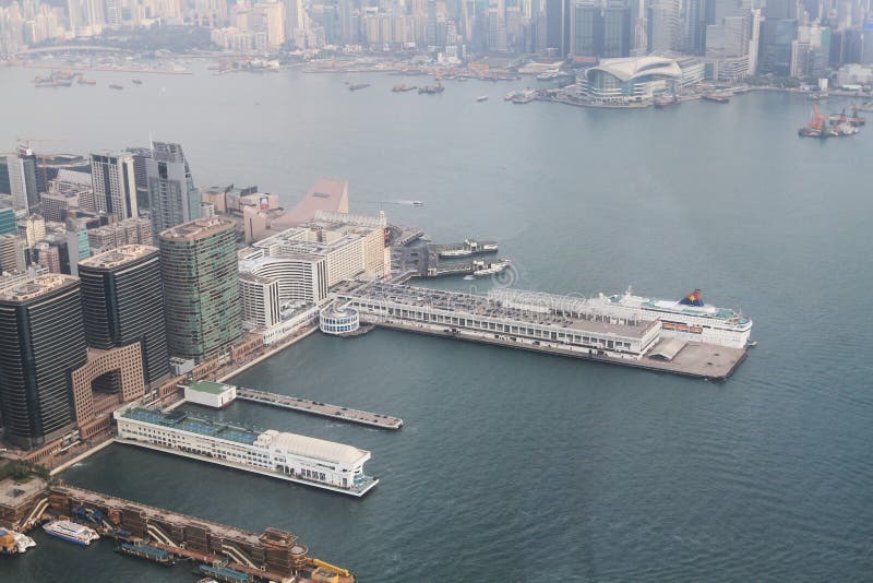 Tsim Sha Tsui Start Ferry Pier with Cultural Centre, 22 April 2011 ...