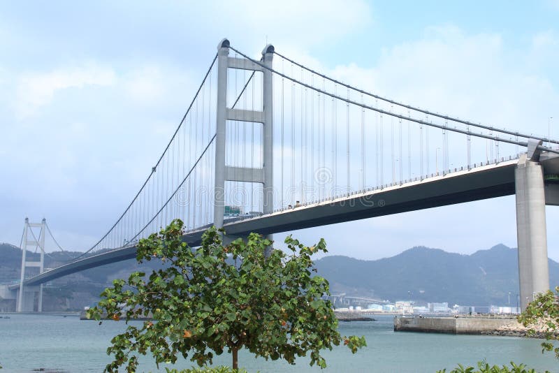 Tsing ma bridge stock image. Image of hong, tsing, china - 9402853