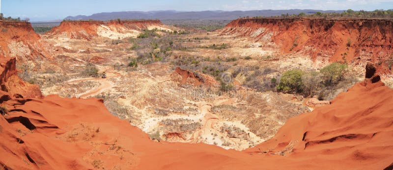 Tsingy Rouge Canyon, Diego Suarez - Madagascar Stock Photo - Image of ...