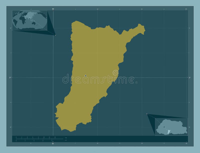Tsirang, Bhutan. Solid. Capital Stock Illustration - Illustration of ...