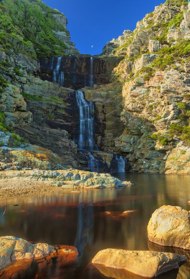 Waterfall, Tsitsikamma National Park, Garden Route, Nr Knysna, South ...