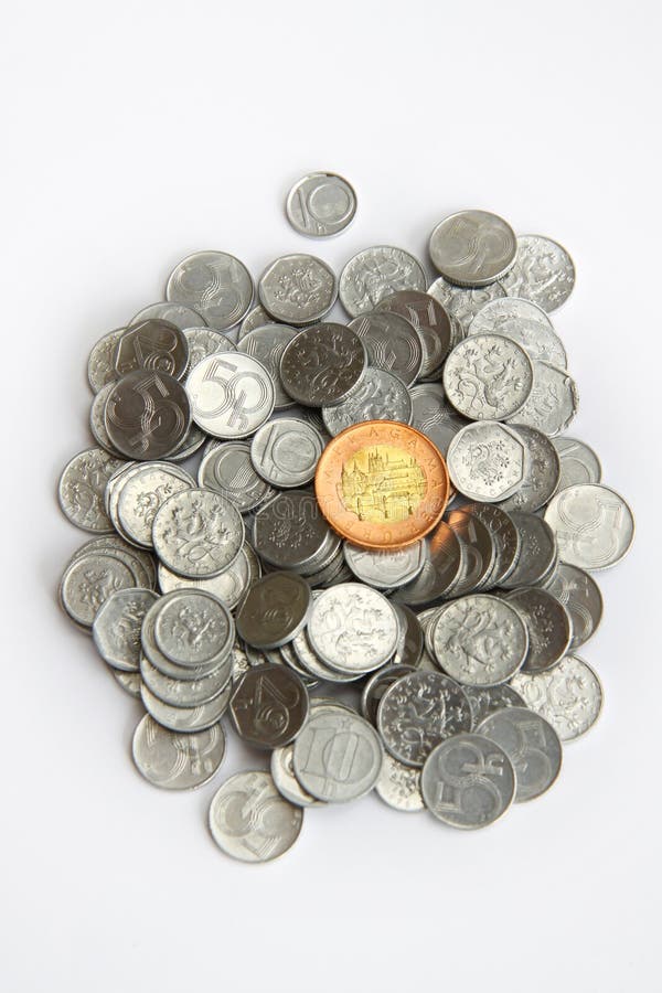 Tsjechisch oud geld stock afbeelding. Image of zaken - 18456609