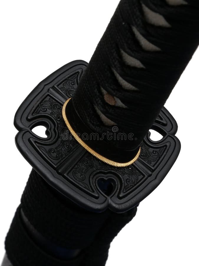 Tsuba : Hand Guard of Japanese Sword Stock Image - Image of sport ...