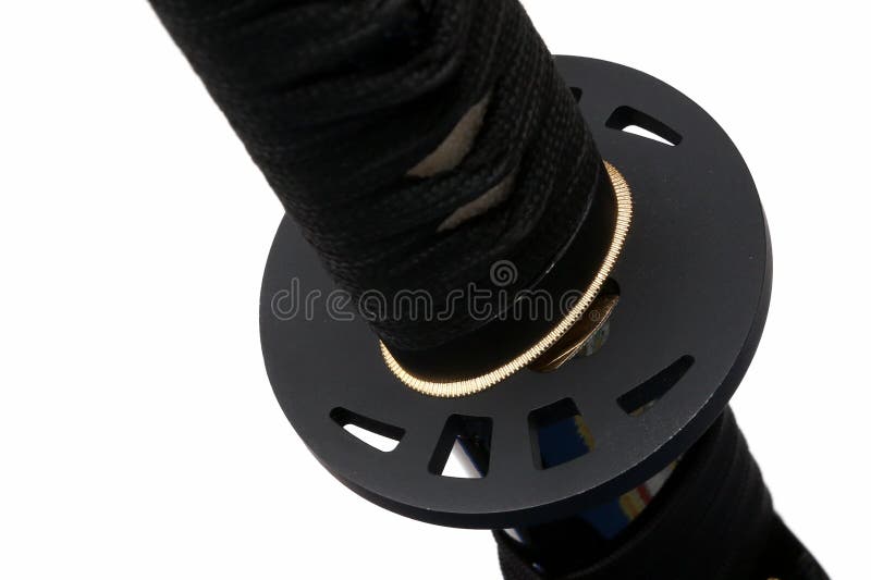 Tsuba : Hand Guard of Japanese Sword Stock Photo - Image of culture ...