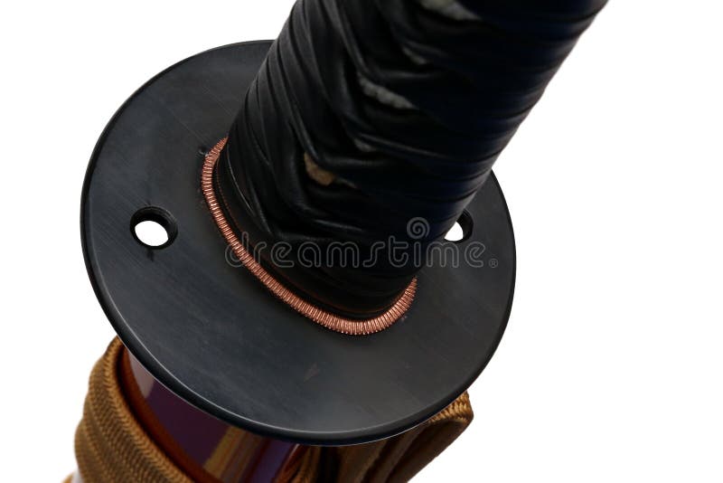 Tsuba : Hand Guard of Japanese Sword Stock Image - Image of sword ...