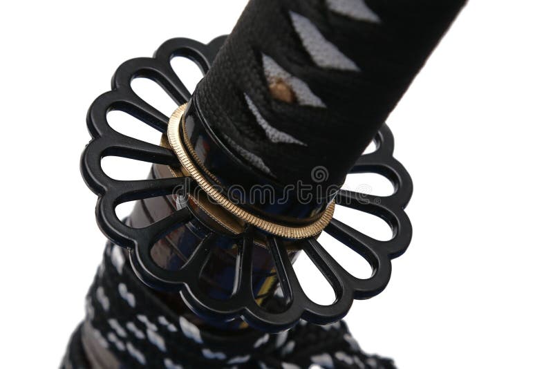 Tsuba : Hand Guard of Japanese Sword Stock Image - Image of history ...