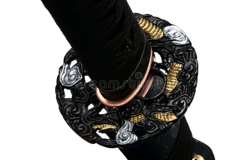 Tsuba : Hand Guard of Japanese Sword Stock Image - Image of culture ...