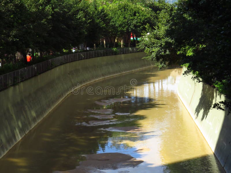 The Tsui Ping River, Kwun Tong ,hong Kong Stock Image - Image of cloud ...