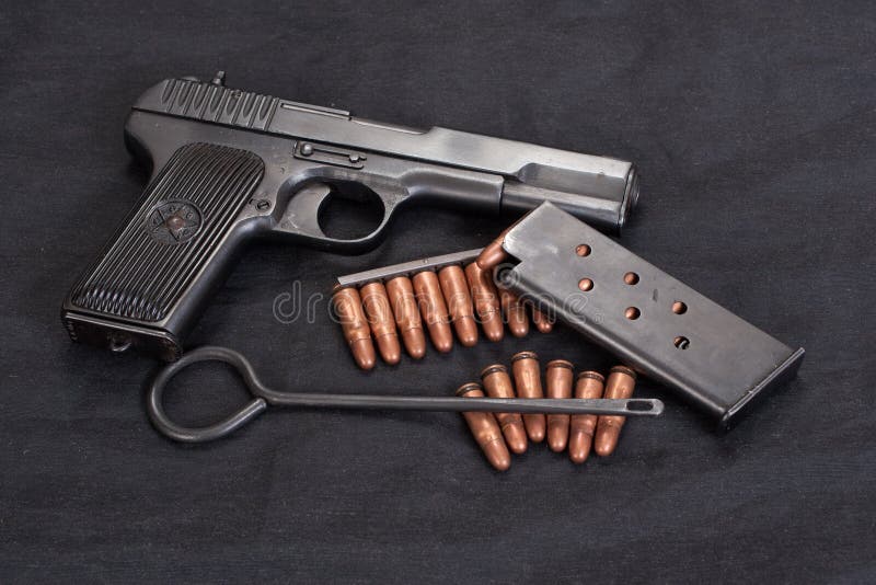 Tokarev TT33 Pistol stock photo. Image of side, handgun - 14367014