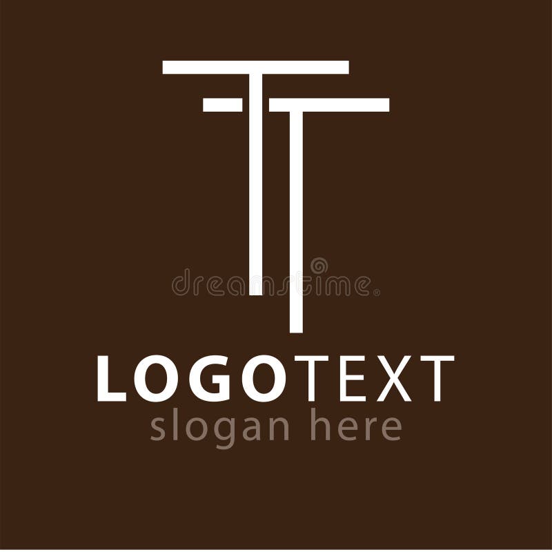 TT Letter Line Logo Element Stock Vector - Illustration of emblem ...