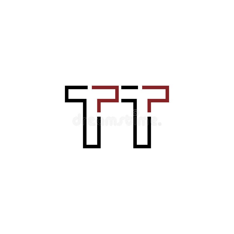 TT Letter Logo Icon Design Template Elements Stock Vector ...