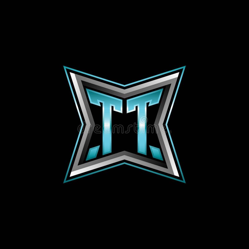 TT Logo Monogram Geometric Modern Design Stock Vector - Illustration of ...