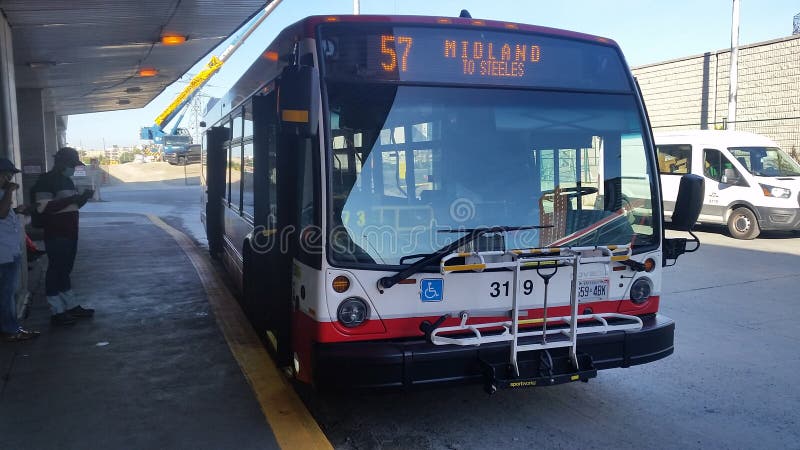 A Ttc Bus in Toronto Ontario Canada Editorial Stock Photo - Image of ...