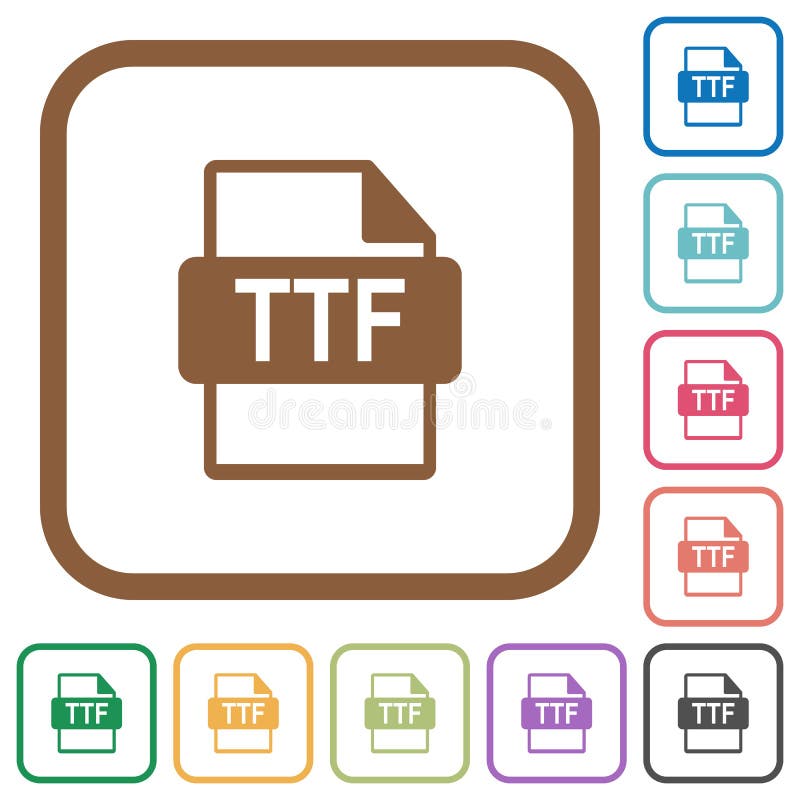 Ttf Font Stock Illustrations – 46 Ttf Font Stock Illustrations, Vectors ...