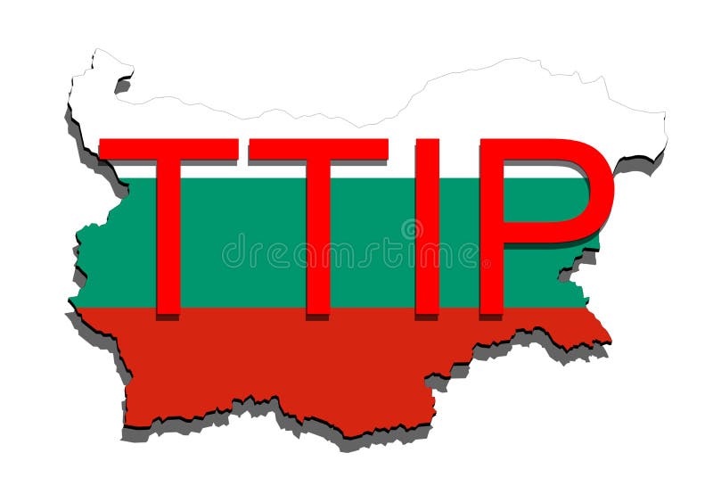 TTIP - Transatlantic Trade and Investment Partnership on Bulgaria Map ...