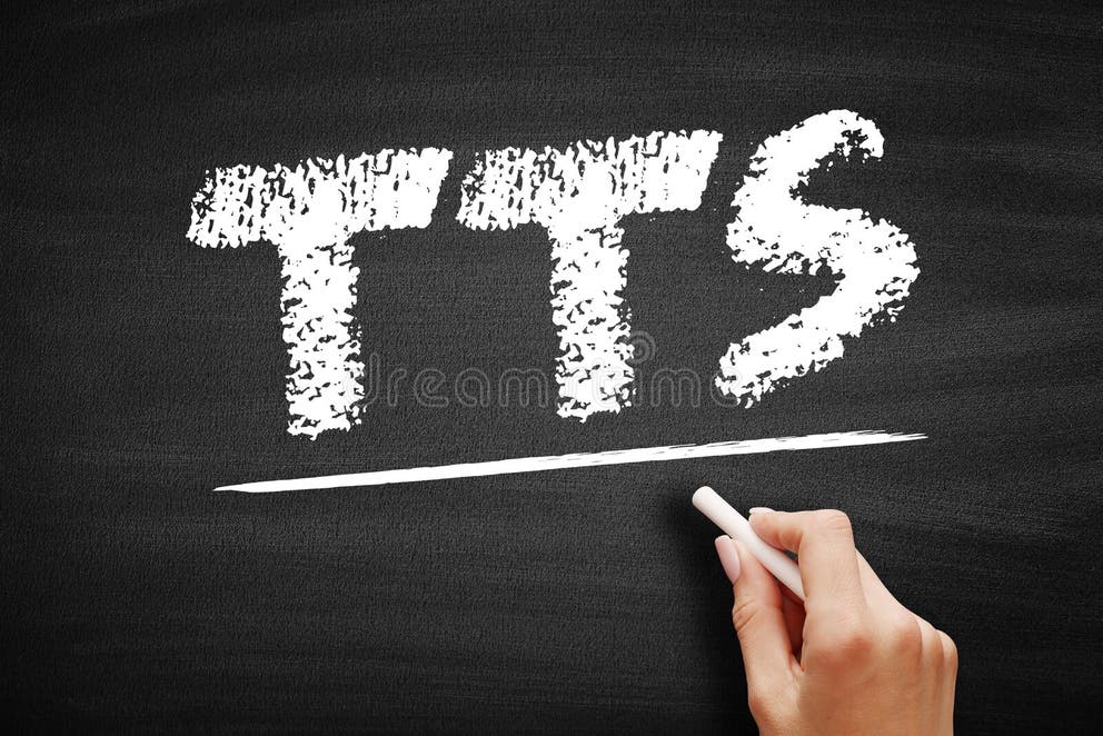 TTS - Text To Speech Acronym, Technology Text Concept on Blackboard ...