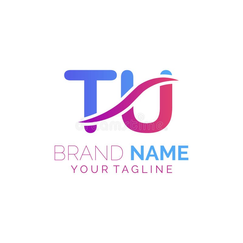 TU logo design. stock illustration. Illustration of abstract - 364520314