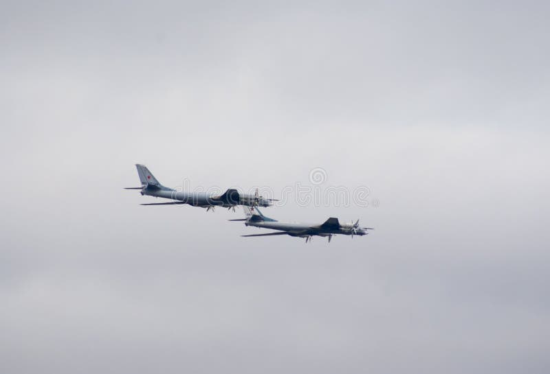 Tu-95 strategic bomber editorial photo. Image of armament - 26987611