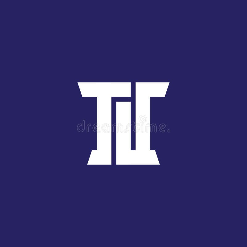 TU - Abstract Logotype or Icon. Letter Logo. Monogram of UT Stock ...