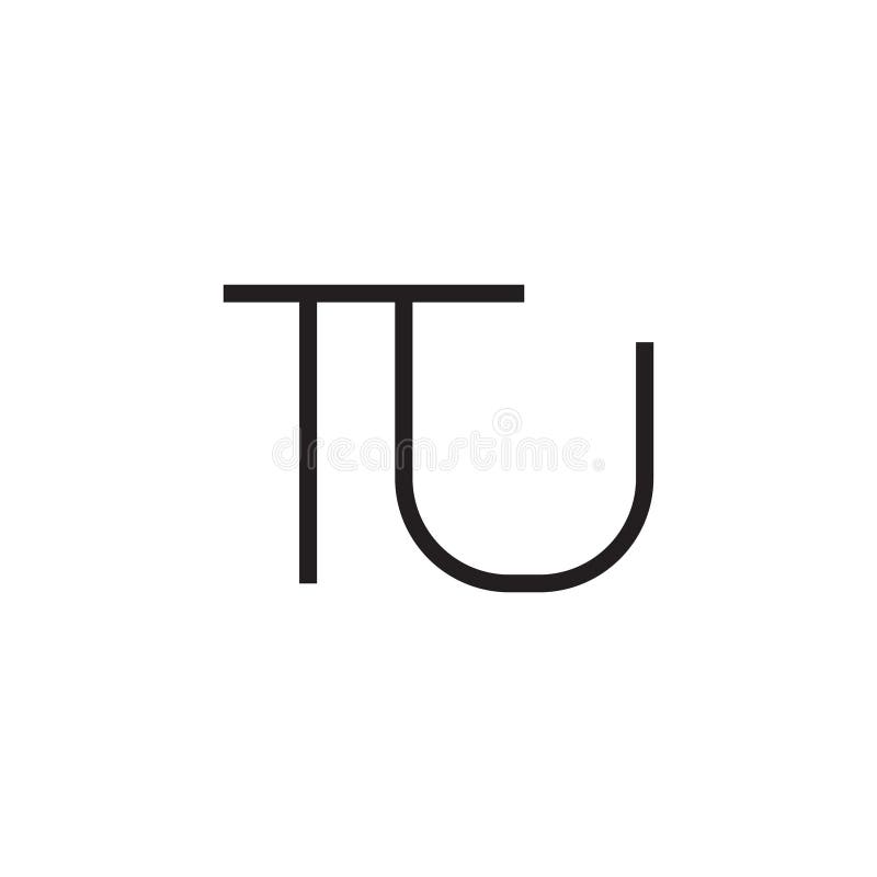 Tu Initial Letter Vector Logo Icon Stock Vector - Illustration of ...