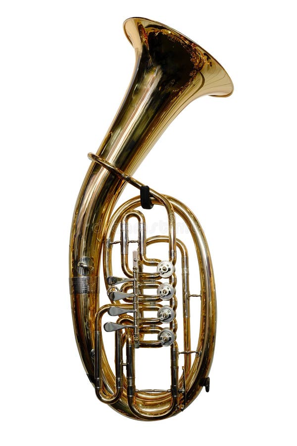 Big tuba stock image. Image of white, jazz, horn, instrument - 29575