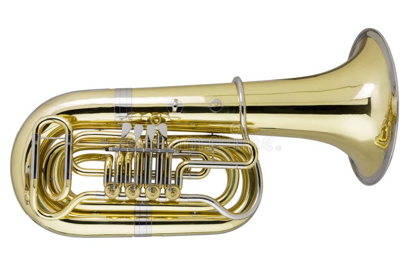 Tuba grande imagem de stock. Imagem de musical, quarto, bronze - 29575