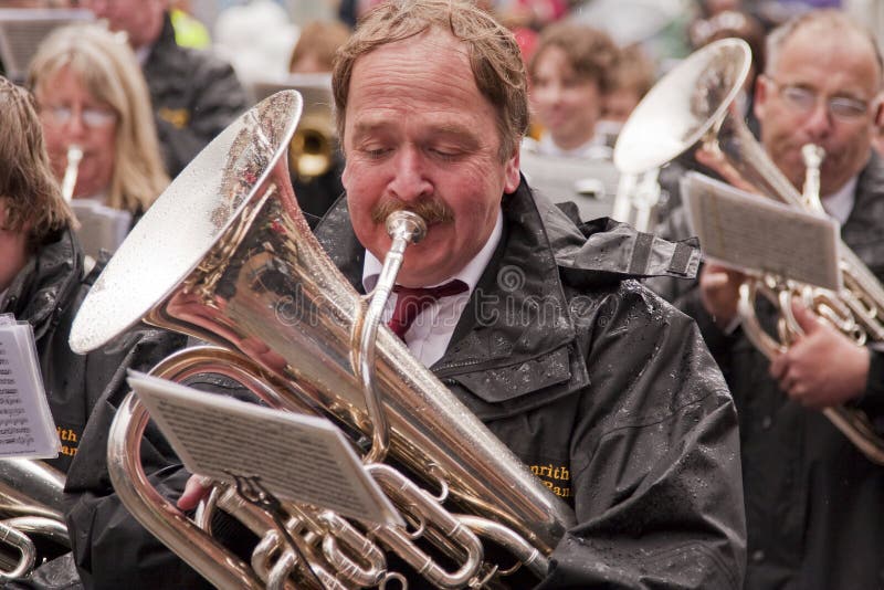 The Tuba Player editorial stock photo. Image of parade - 25455483