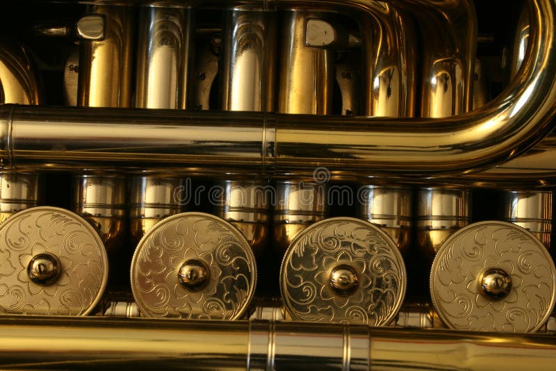 Tuba Valves stock image. Image of tuba, rotary, yellow - 229934739