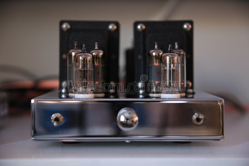 Tube Amp stock photo. Image of reproduction, chrome - 308161352