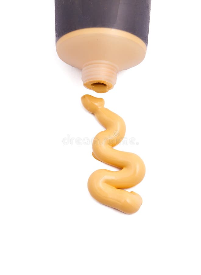 Tube with Beige Acrylic Paint Stock Photo - Image of creates, painting ...