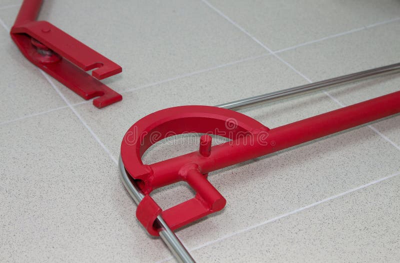 Tube Bender or Pipe Bender Tools Stock Image - Image of instrument ...