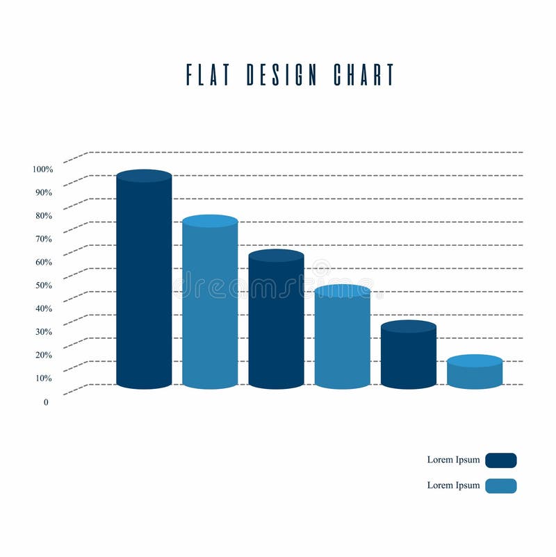 Tube Chart Info Graphics Elements Vector Flat Design Stock Vector ...