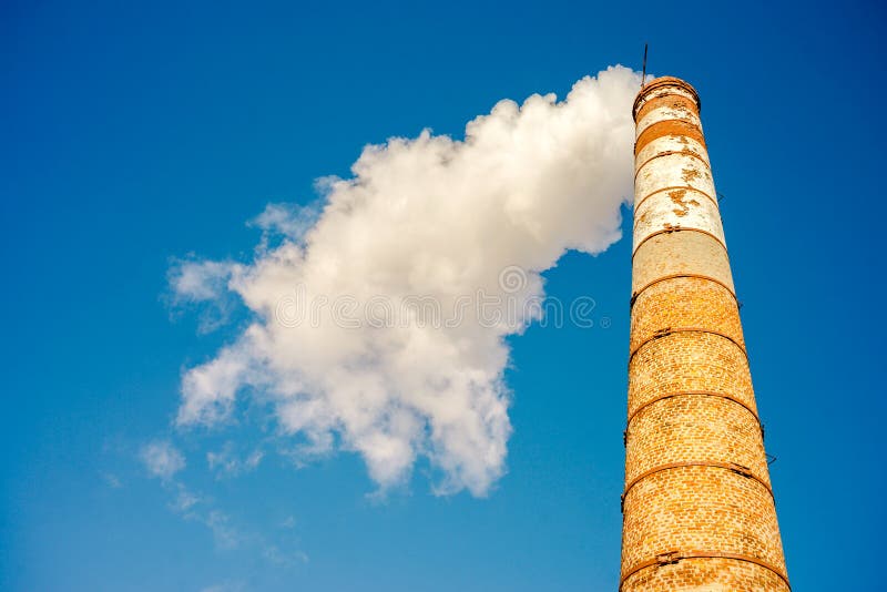 Tube cloud steam pollution stock image. Image of atmosphere - 67009205