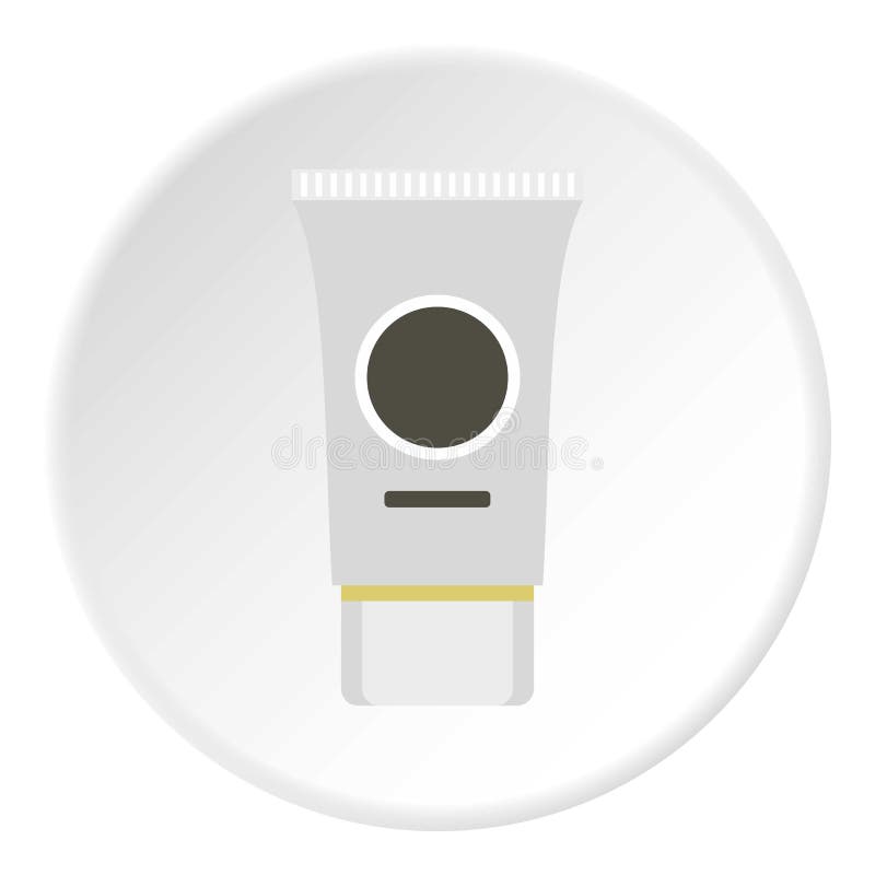 Tube cream icon circle stock vector. Illustration of hygiene - 95405910