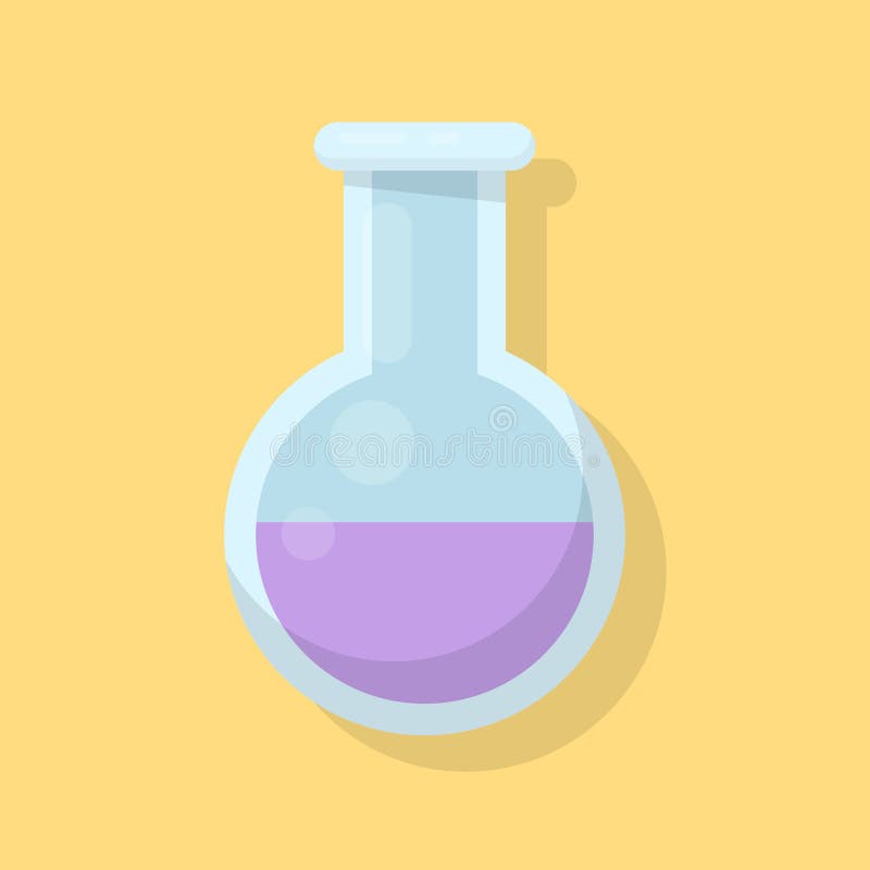 Tube Design Vector Objects Illustration Science Elements and Laboratory ...