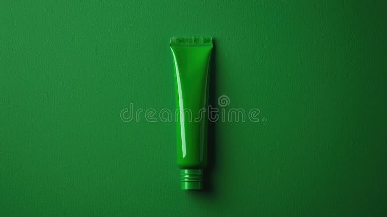 A Tube of Green Toothpaste. Stock Photo - Image of single, plastic ...