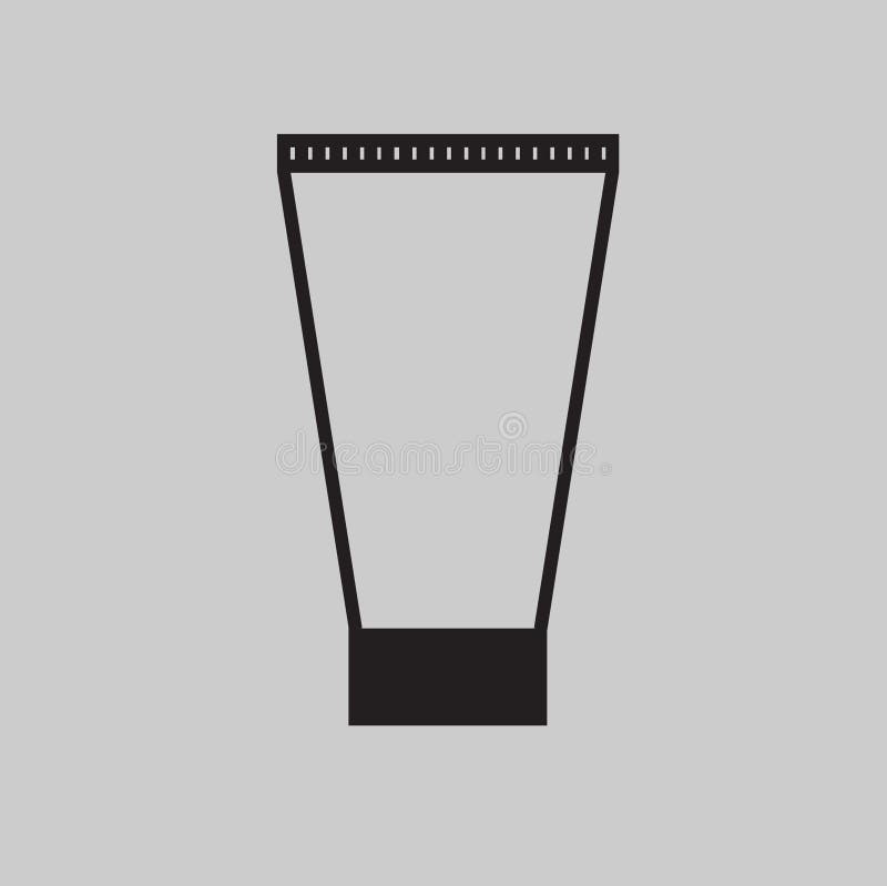 Tube icon stock vector. Illustration of packaging, bottle - 79247995