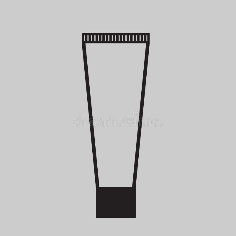 Cosmetic tube icon stock illustration. Illustration of design - 79839398