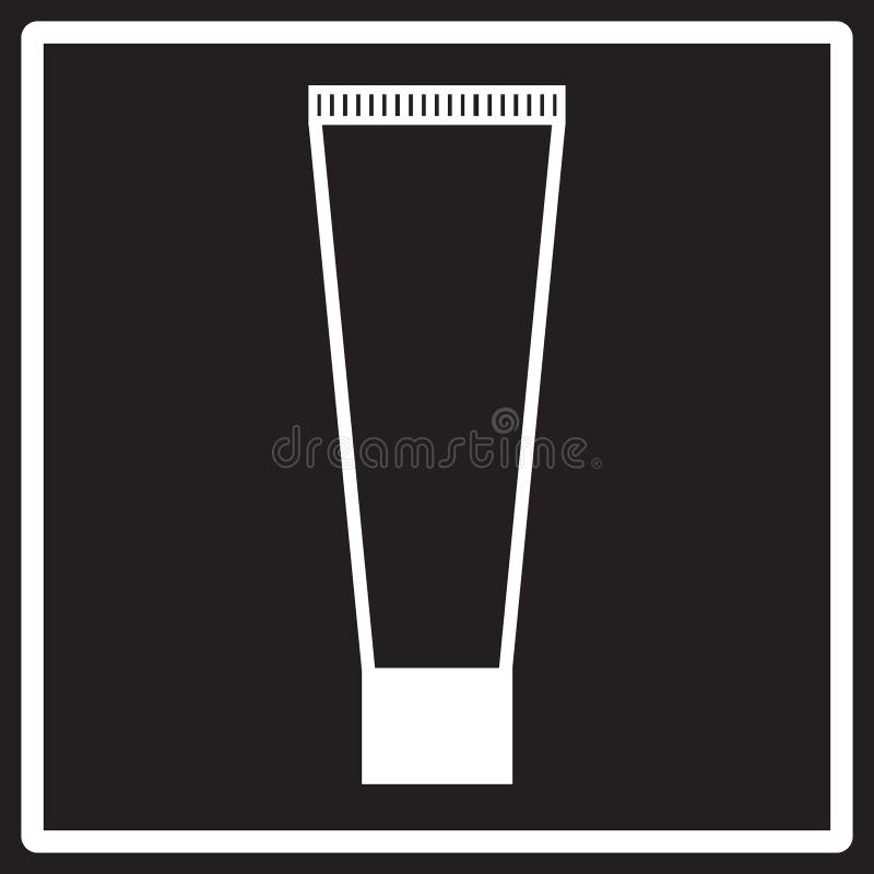Tube icon stock vector. Illustration of design, care - 79248126