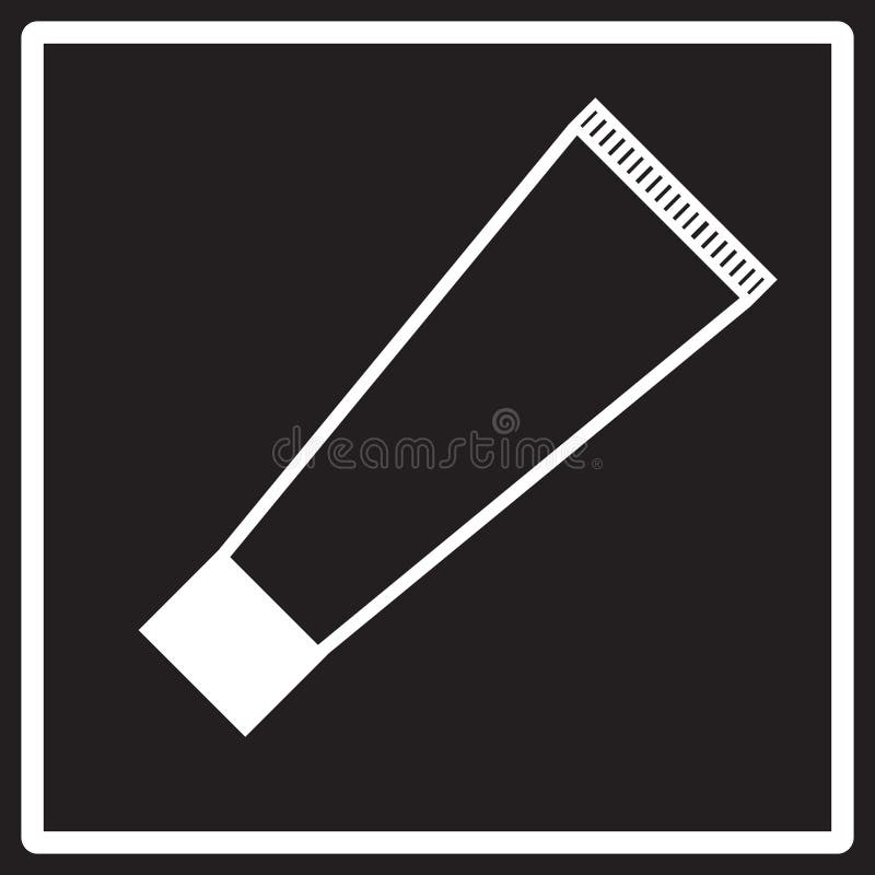 Tube icon stock vector. Illustration of tooth, toothpaste - 79248345