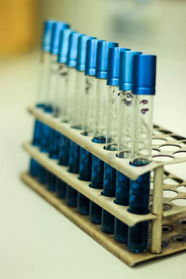 The tube on the lab table stock image. Image of laboratory - 82887851