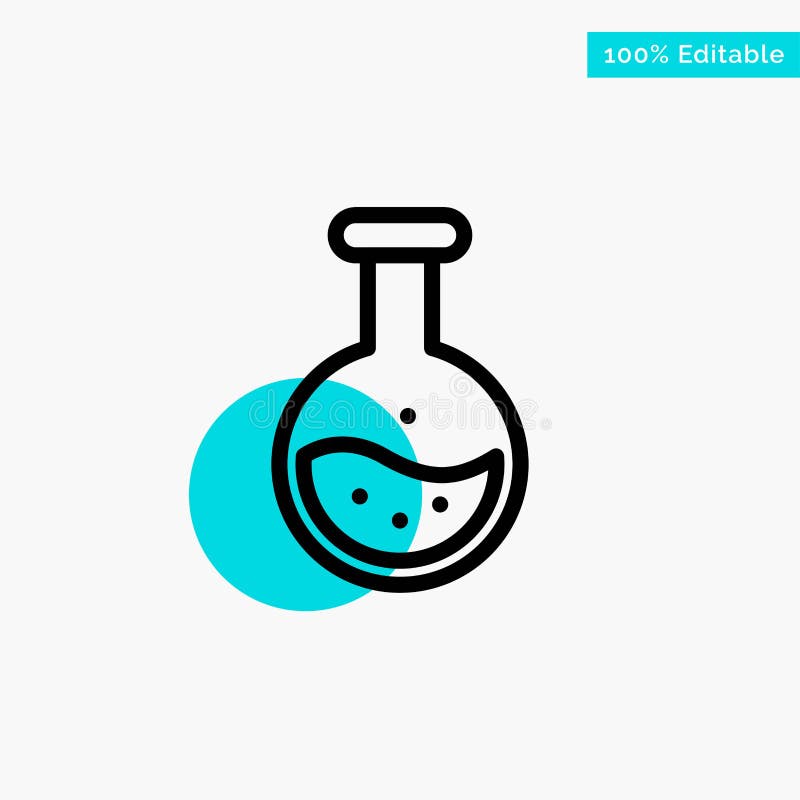 Tube, Labe, Science, Test, Education Turquoise Highlight Circle Point ...