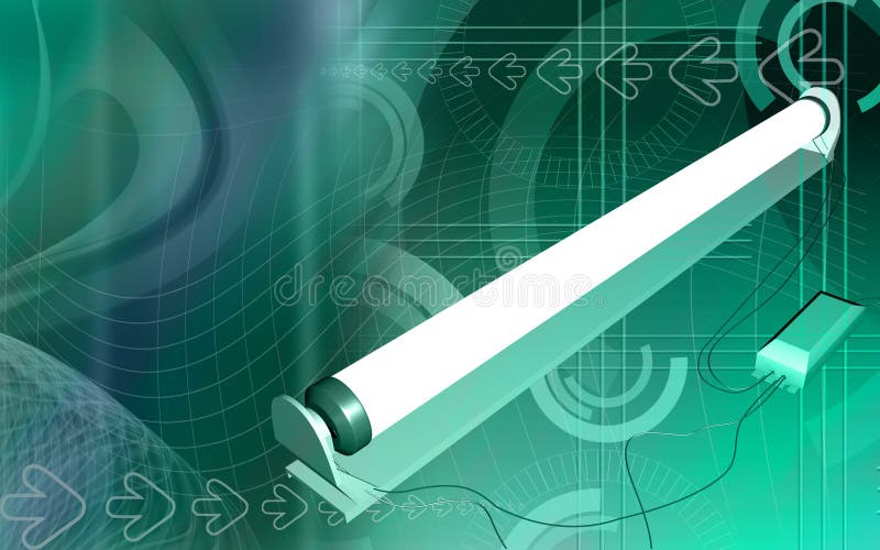Tube light stock illustration. Illustration of effects - 6663534