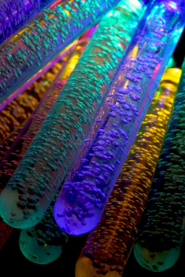 Tube lights stock image. Image of bubbles, tubes, cells - 46014513