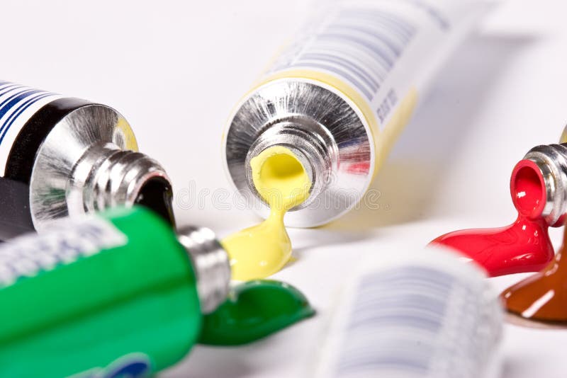 Tube of Paint stock photo. Image of colorful, tube, blue - 11711692