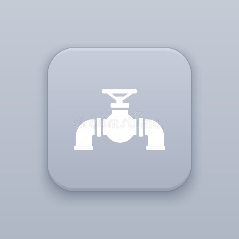 Sewerage Button Icon, Outline Style Stock Vector - Illustration of ...